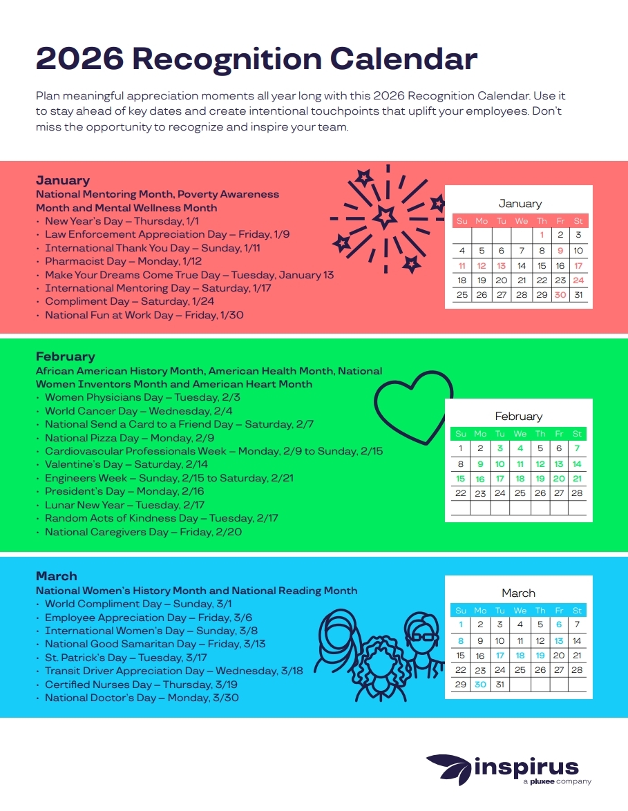 2026 Recognition Calendar