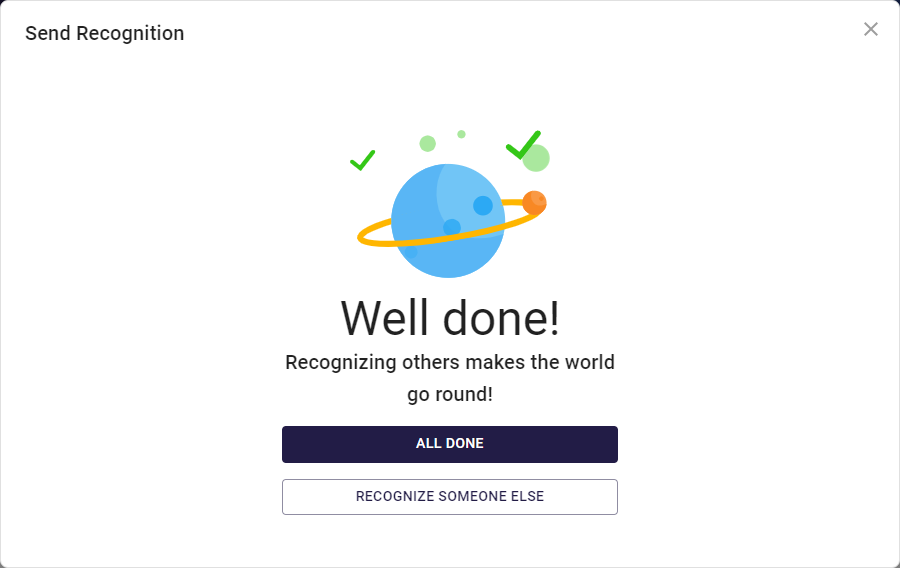 How to Send Recognition