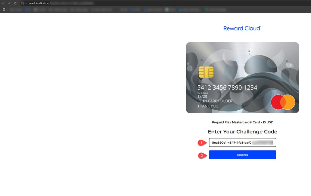 Claiming Your Prepaid Master Card