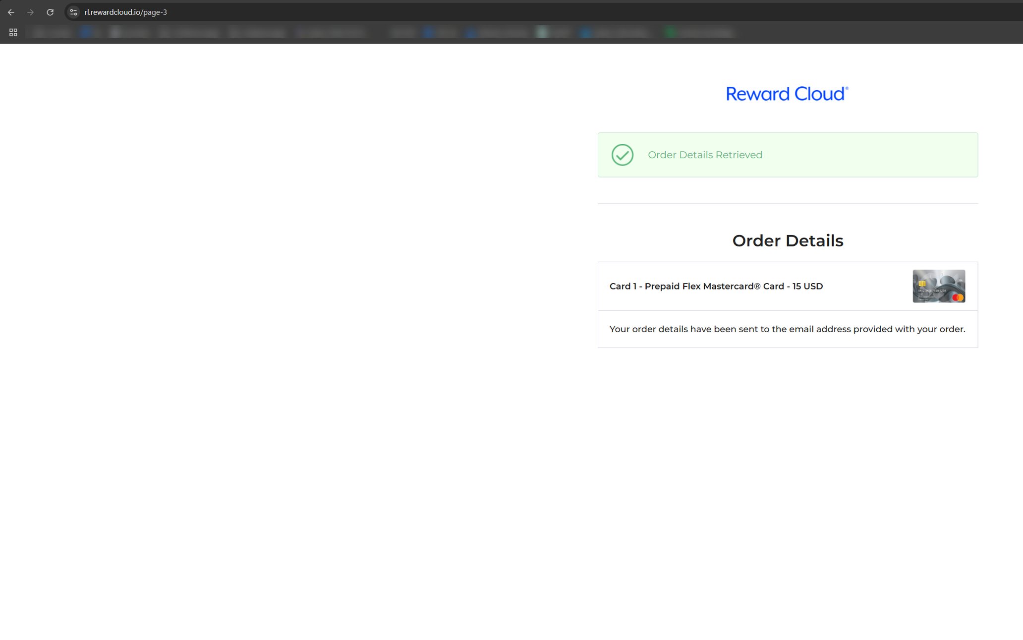 Claiming Your Prepaid Master Card