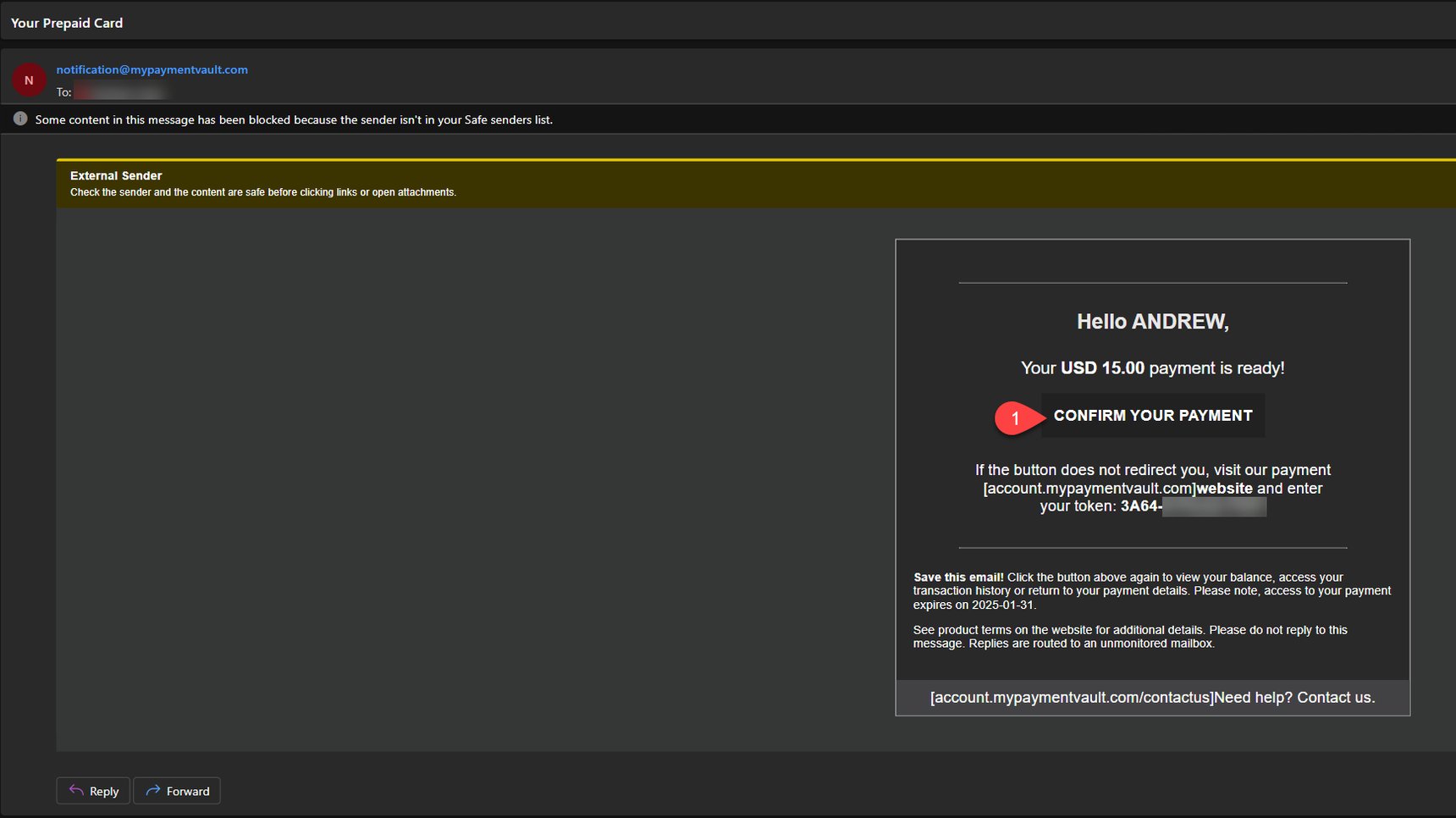 Claiming Your Prepaid Master Card